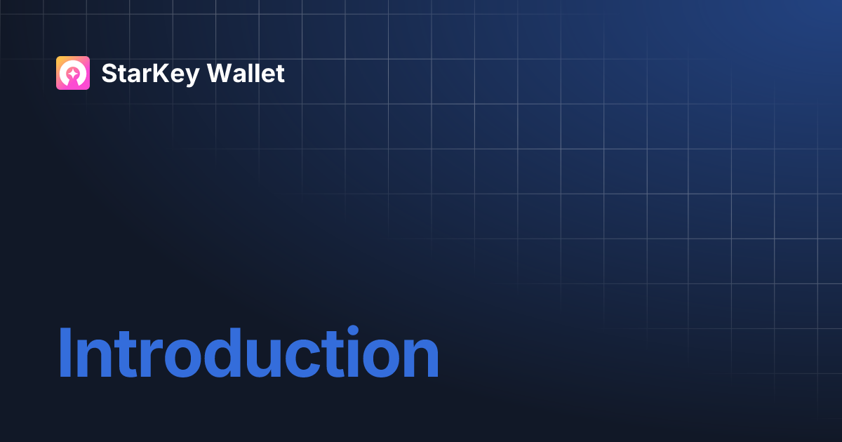 StarKey Wallet Changelog — StarKey Docs